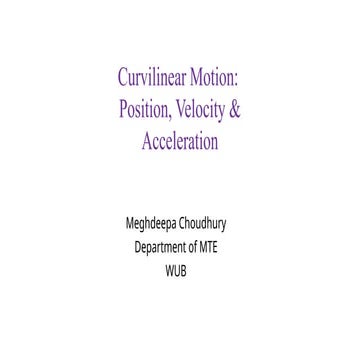 Comprehensive Overview of Uniform Rectilinear Motion and Related ...