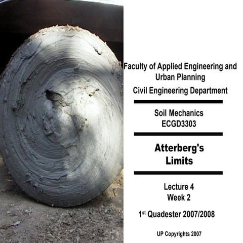 Atterberg Limit Test | PDF