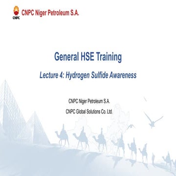 Basic H2S training | PPTX