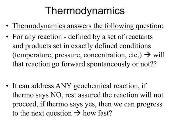 Thermodynamics | PPT | Chemistry | Science