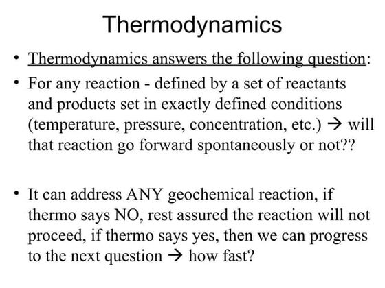 Thermodynamics | PPT | Chemistry | Science
