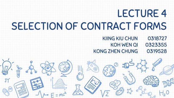 Types of Contract in Construction Management | PPTX | Construction Industry | Industries