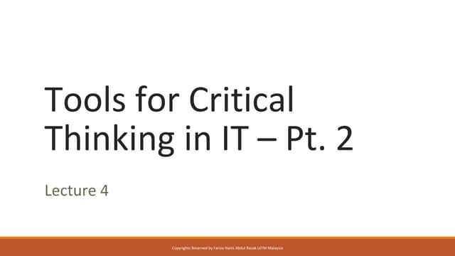 5. Critical Thinking Standard (CTS).pdf | Science