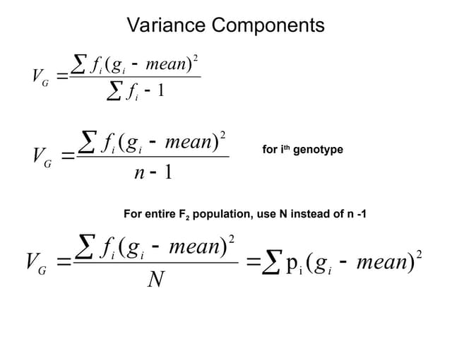 Lecture 4 Variance Components Anova 2019 Ppt