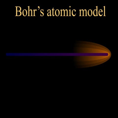 Lecture #43 Bohr's atomic model presentation | PPTX