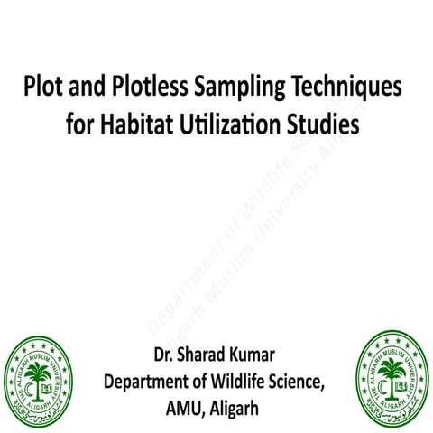 Ecological sampling | PPT