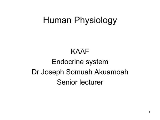 Endocrinology gland and medical term clinical | PPT