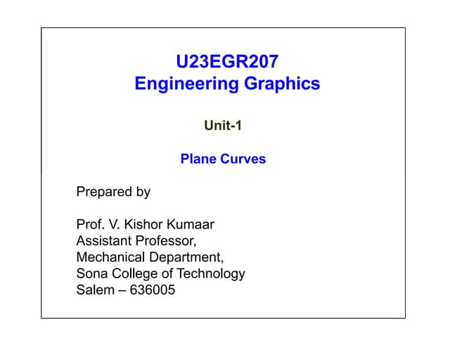 Engineering Curves | PPTX