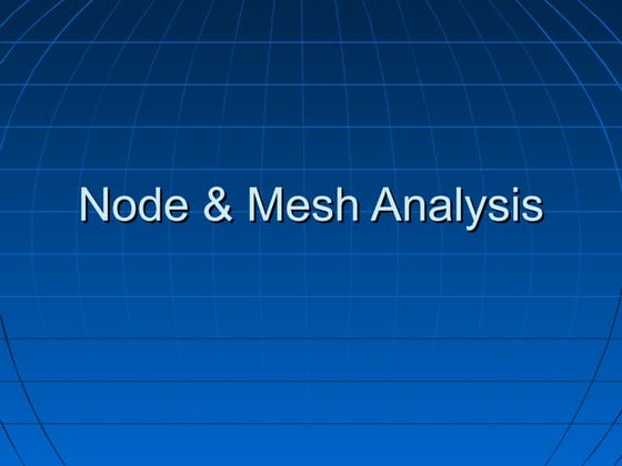 Mesh Analysis.pptx