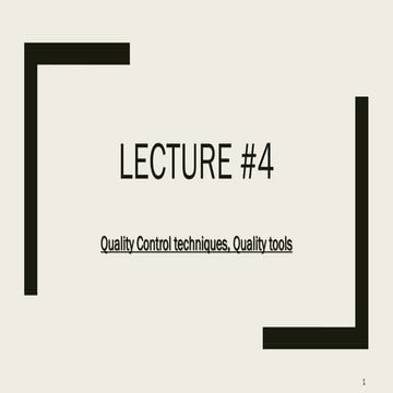 Lecture_4_Quality Control Tools.pdf / en | PDF