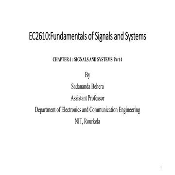 Lecture 4 Signals & Systems.pdf | Physics | Science