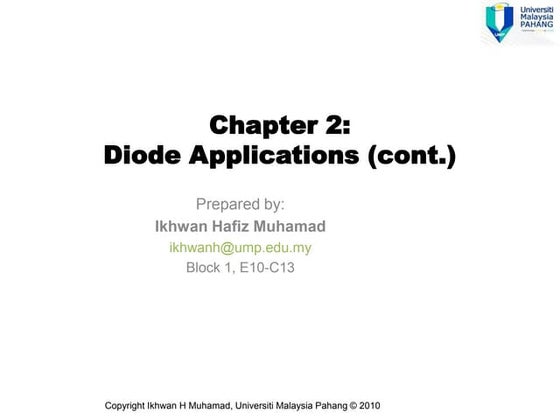 Diode circuits-analysis | PDF