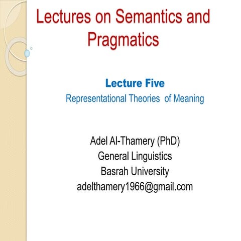 Lecture5 Meaning | PPT
