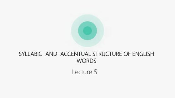 Decoding VCV unit 1 lesson 1 | PPTX