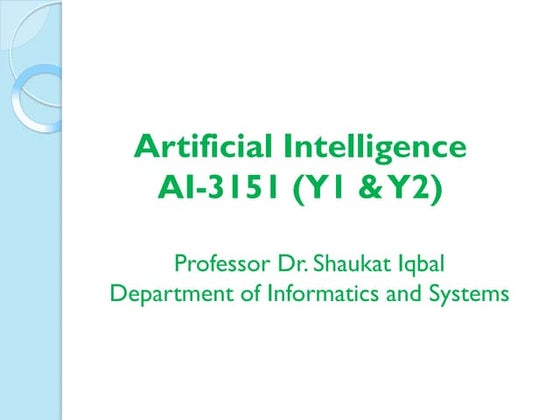 UNIT - I PROBLEM SOLVING AGENTS and EXAMPLES.pptx.pdf | Artificial Intelligence | Technology ...