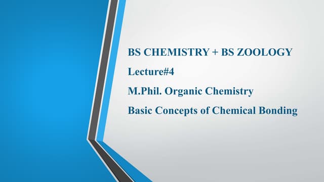 Basic effects in Organic chemistry | PPTX