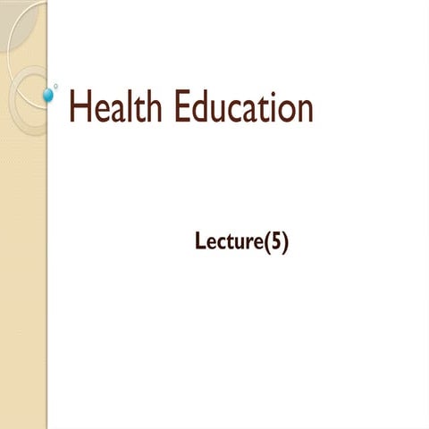 Methods of Health Education | PPTX