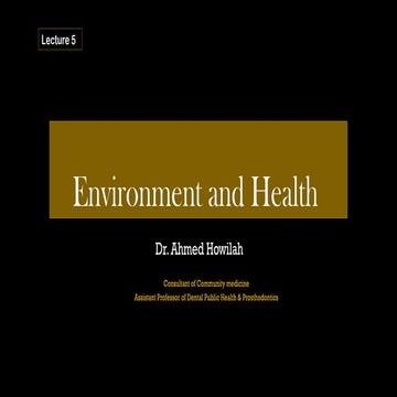 Lecture 5- Environment and good Health.pptx