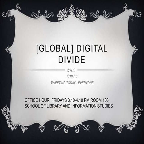 Introduction to the Global Digital Divide | PPTX