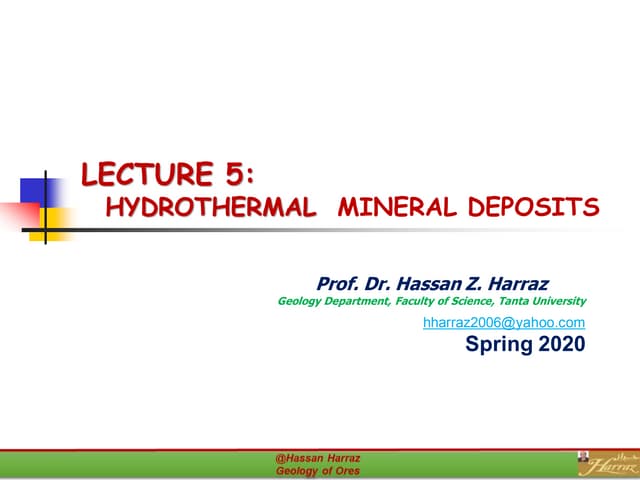 Hydrothermal alterations | PDF | Geology | Science