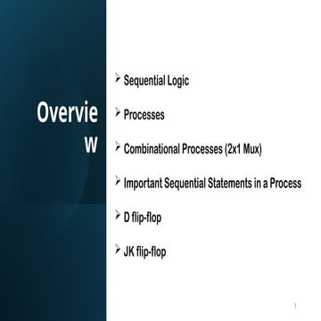 Lecture 5 - Sequential Logic using VHDL - Part I ().pptx