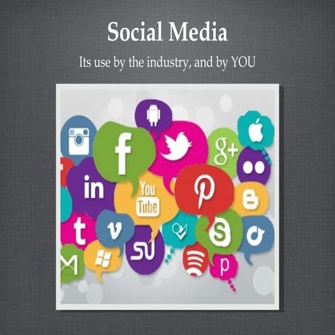 Lecture 5 Social Media | PPT