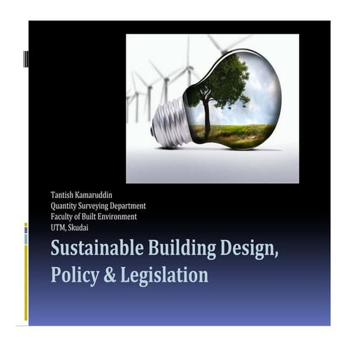 Sustainable building designs | PPT
