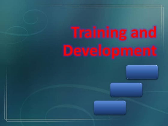 Training & development | PPTX