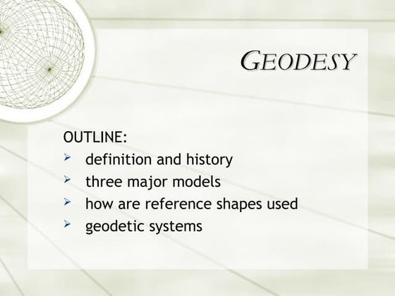 Geodesy - Definition, Types, Uses and Applications | PDF | Geography | Science