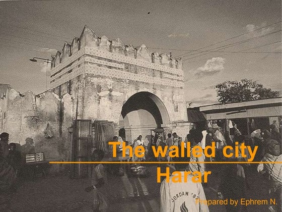 History of Ethiopian Architecture, Harer, vernacular houses | PPT