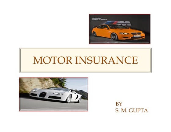Motor insurance | PPT