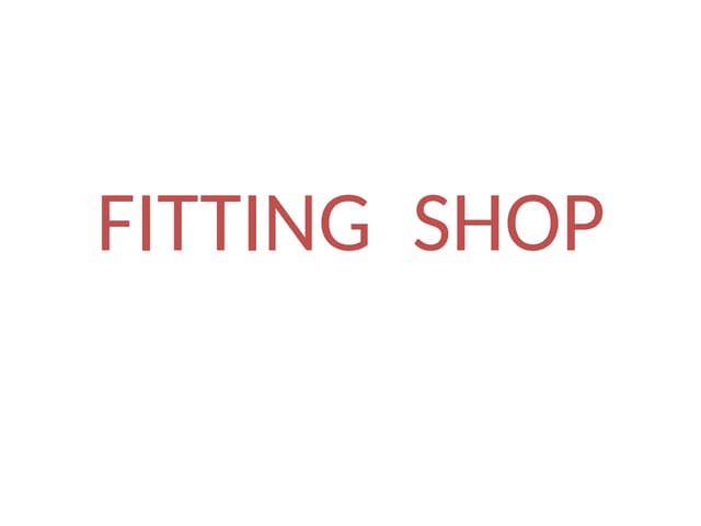 Different tools used in workshop | PDF