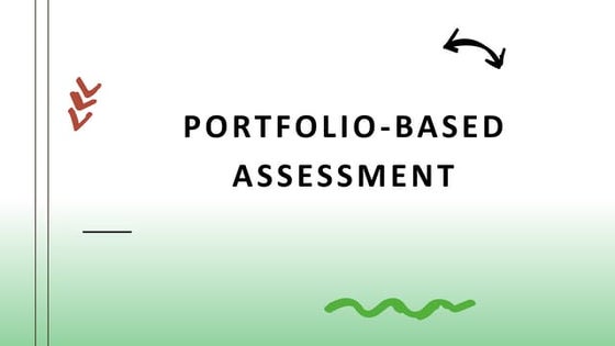 5.4 STAGES IN IMPLEMENTING PORTFOLIO ASSESSMENT | PPTX