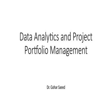 Lecture 5 Portfolio Management & Data Analytics .pptx