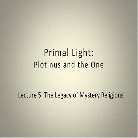 Lecture 5: Primal Light | PDF