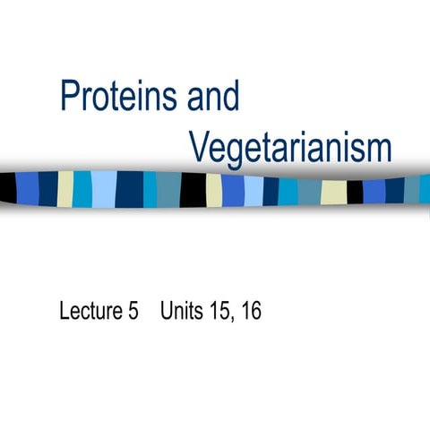 Lecture5 proteins | PPT