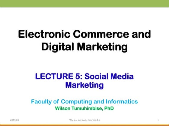 The marketing guide to navigate social media era | PPT