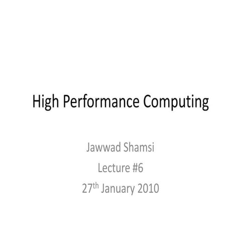 Lecture6 | PPTX | Operating Systems | Computer Software and Applications