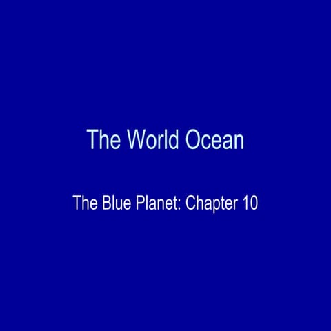 OCEAN BASIN - its structure and evolution. | PPT