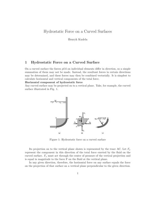 3_hydrostatic-force_tutorial-solution(1) | PDF