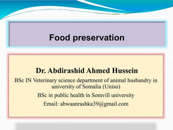 Types of food based on its perishability | PDF