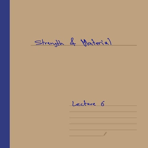 Stress example lecture 6 | PDF