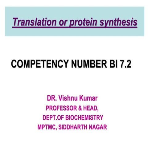 Lecture 6. Protein synthesis.ppt