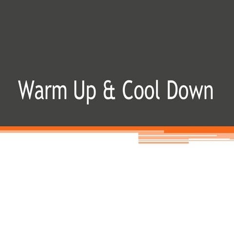 Lecture 6.pptx about warm up and it's types | PPTX