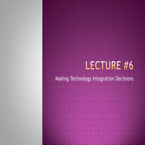 Lecture 6 Making Decisions | PPTX