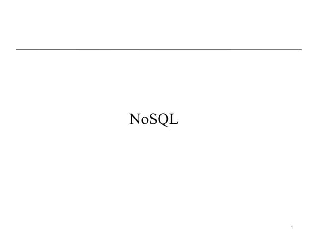 Introduction to Data Science NoSQL.pptx | Free Download Introduction to Data Science NoSQL.pptx | Free Download