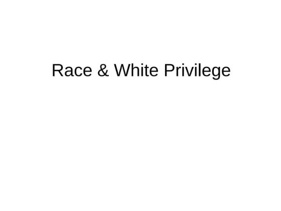 Racial inequality presentation | PPTX