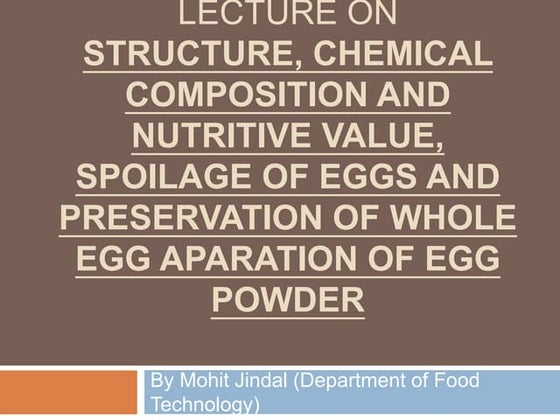 calculation of haugh unit of egg | DOC | Nutrition | Healthy Living