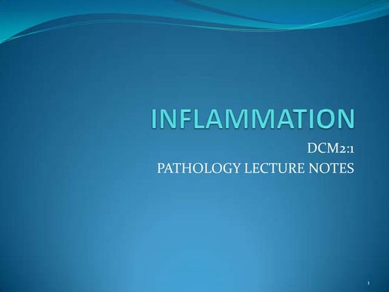 11 cellular & vascular events in acute inflammation | DOC | Blood Disorders | Diseases and ...
