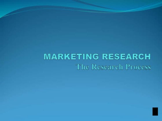 Steps in marketing research process | PPTX | Marketing and Advertising ...
